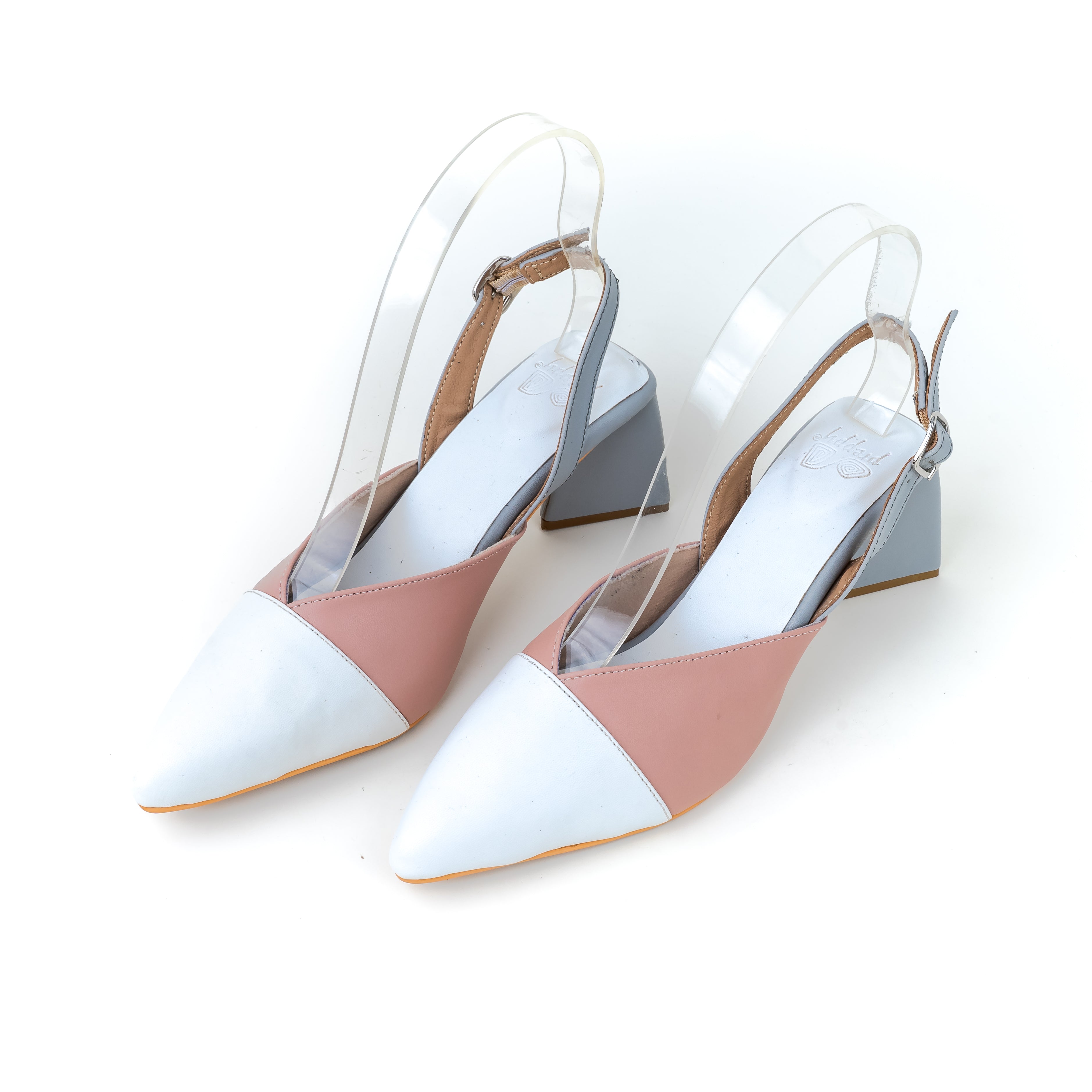 Pointed Toe Triangle Heel Clog with Backstrap – Preppy Shoe